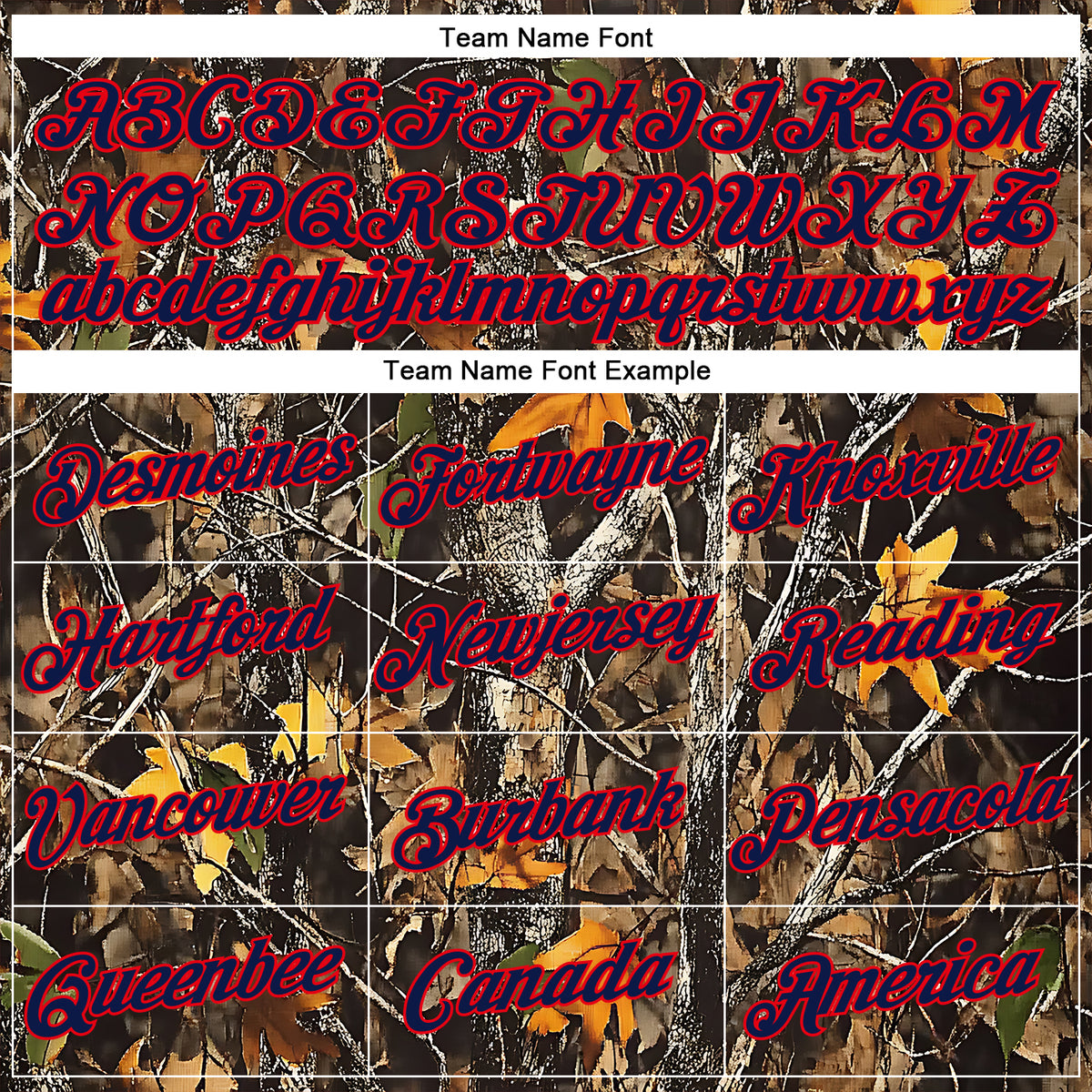 Custom 3D Pattern Design Tree Camo Hunting Salute To Service Sports ...